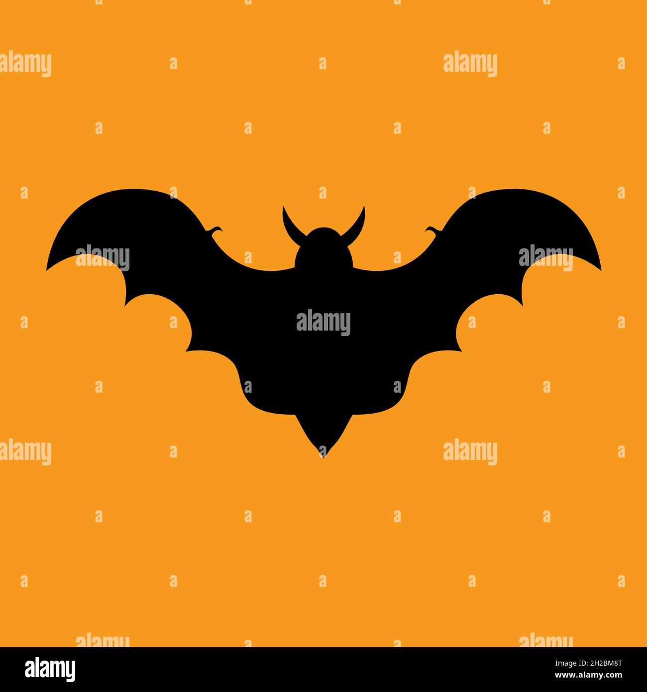 Bat of icon the helloween evil blood Stock Vector Image & Art - Alamy