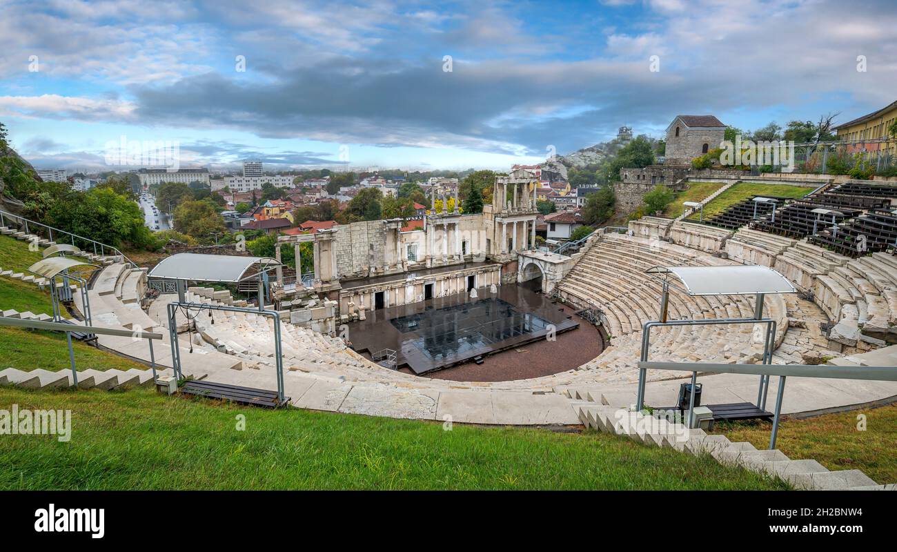 Amphitheatre in Plovdiv, Bulgaria - European capital of culture 2019 ...