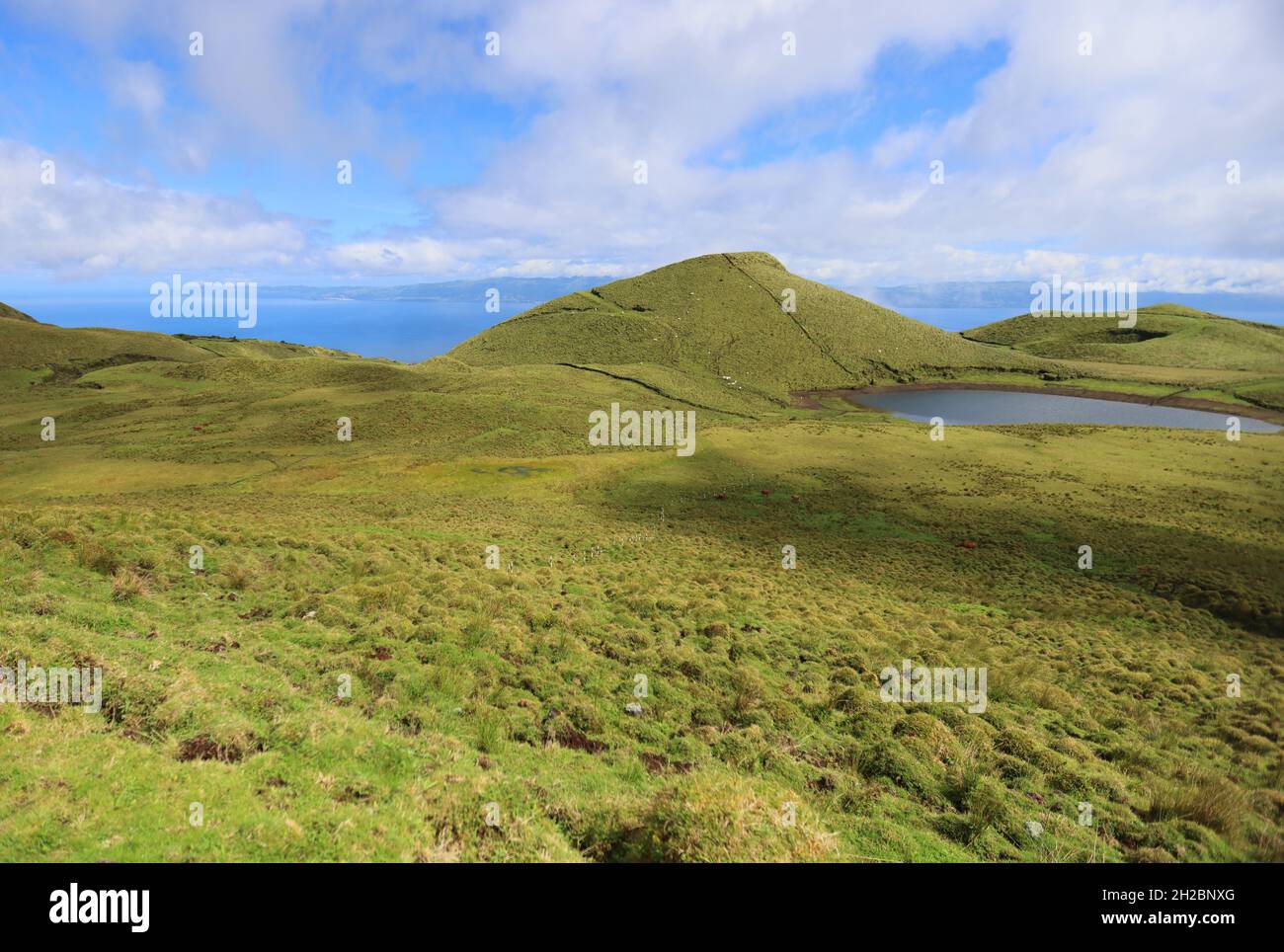 One of the many lagoons on the island of Pico, Azores Stock Photo - Alamy