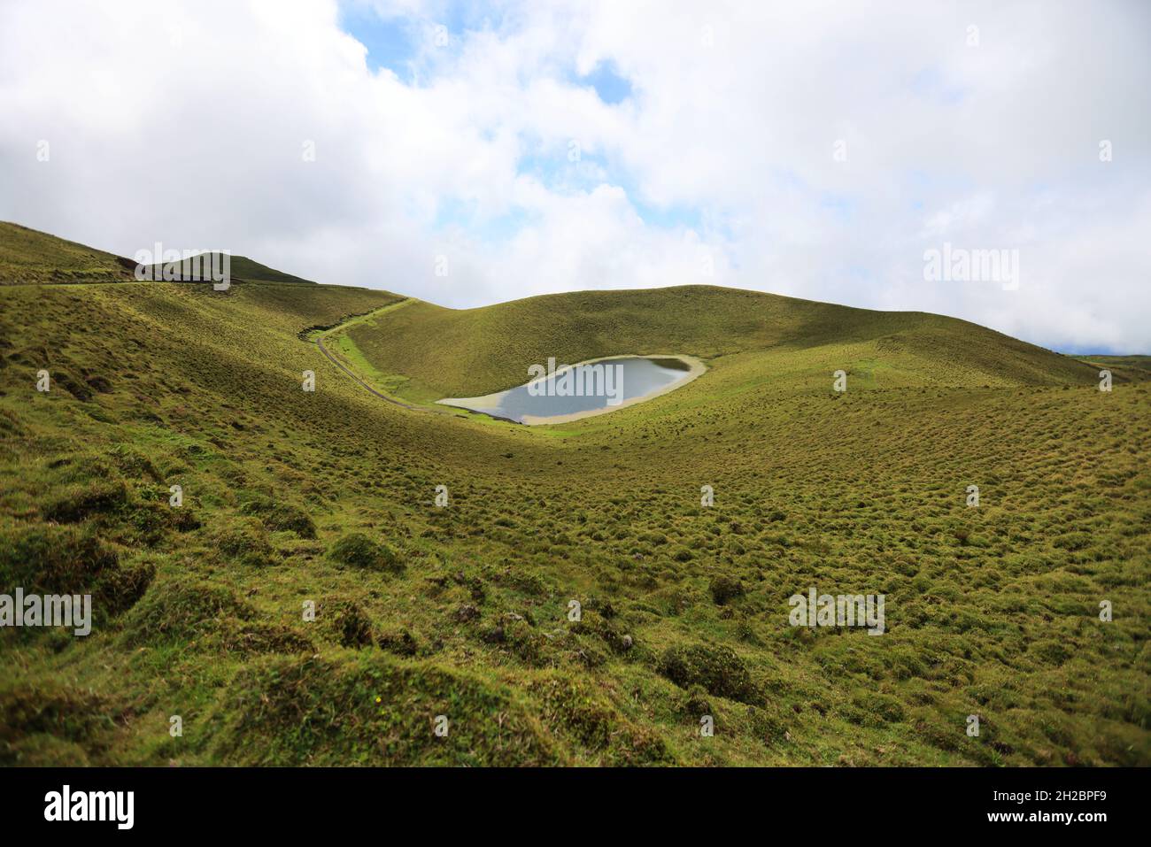 One of the many lagoons on the island of Pico, Azores Stock Photo - Alamy