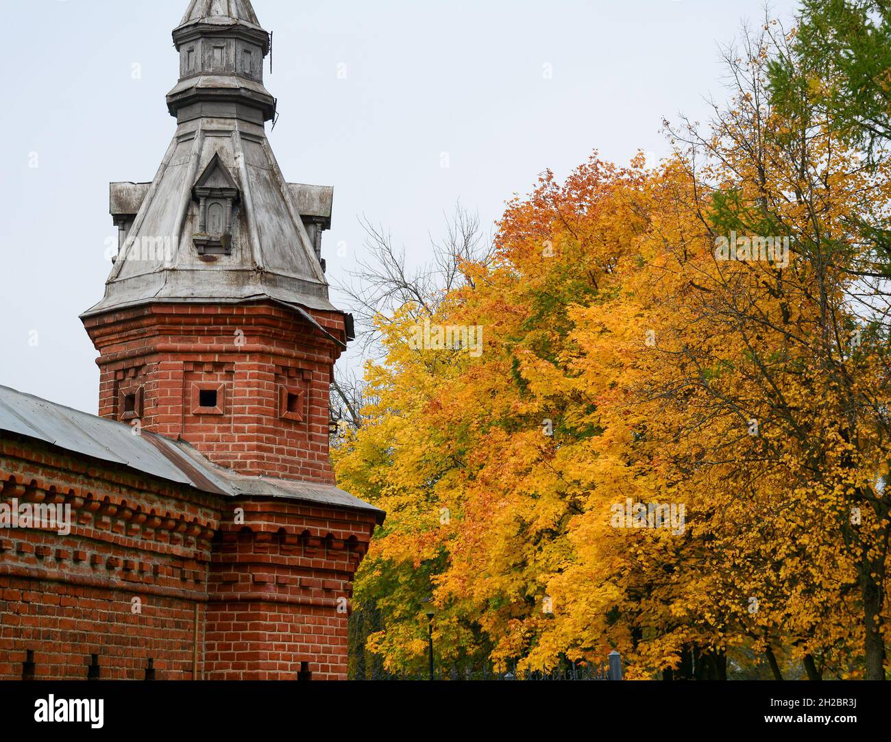 Autumn scenery in Suzdal Town, Russia. Suzdal is the main towns of the ...