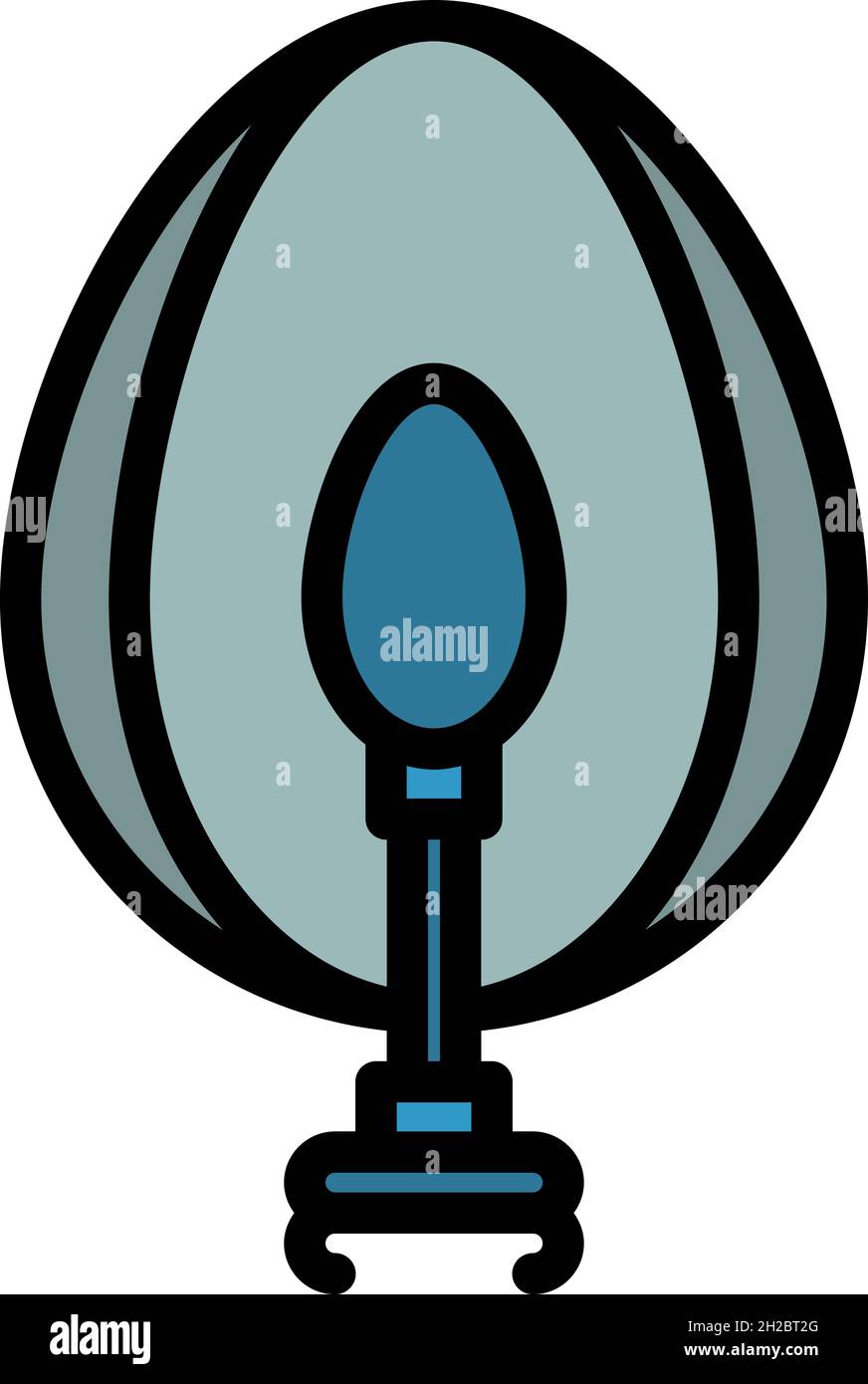 Anesthesia icon. Outline anesthesia vector icon color flat isolated ...