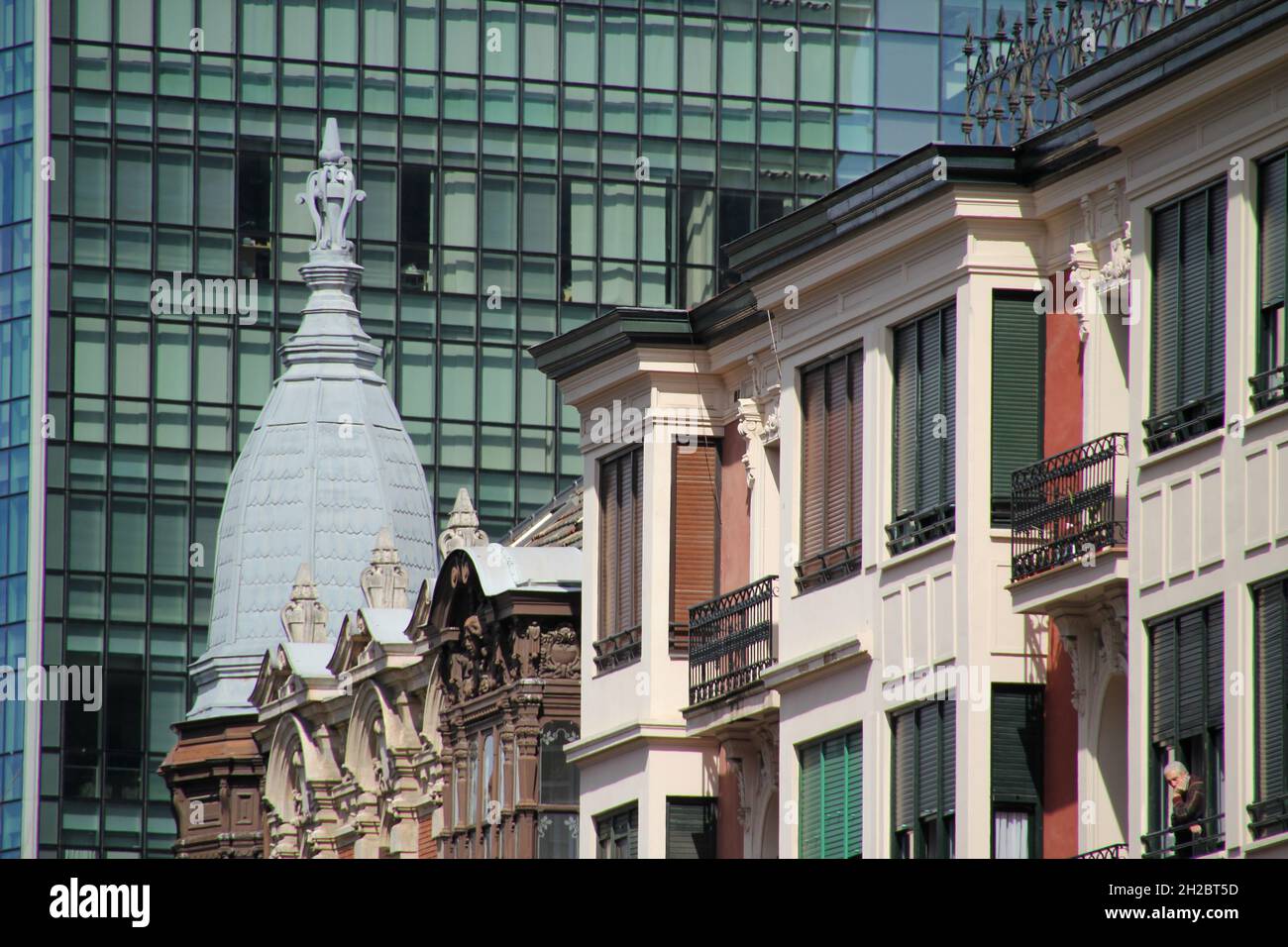 Shot of details of a residential building Stock Photo - Alamy