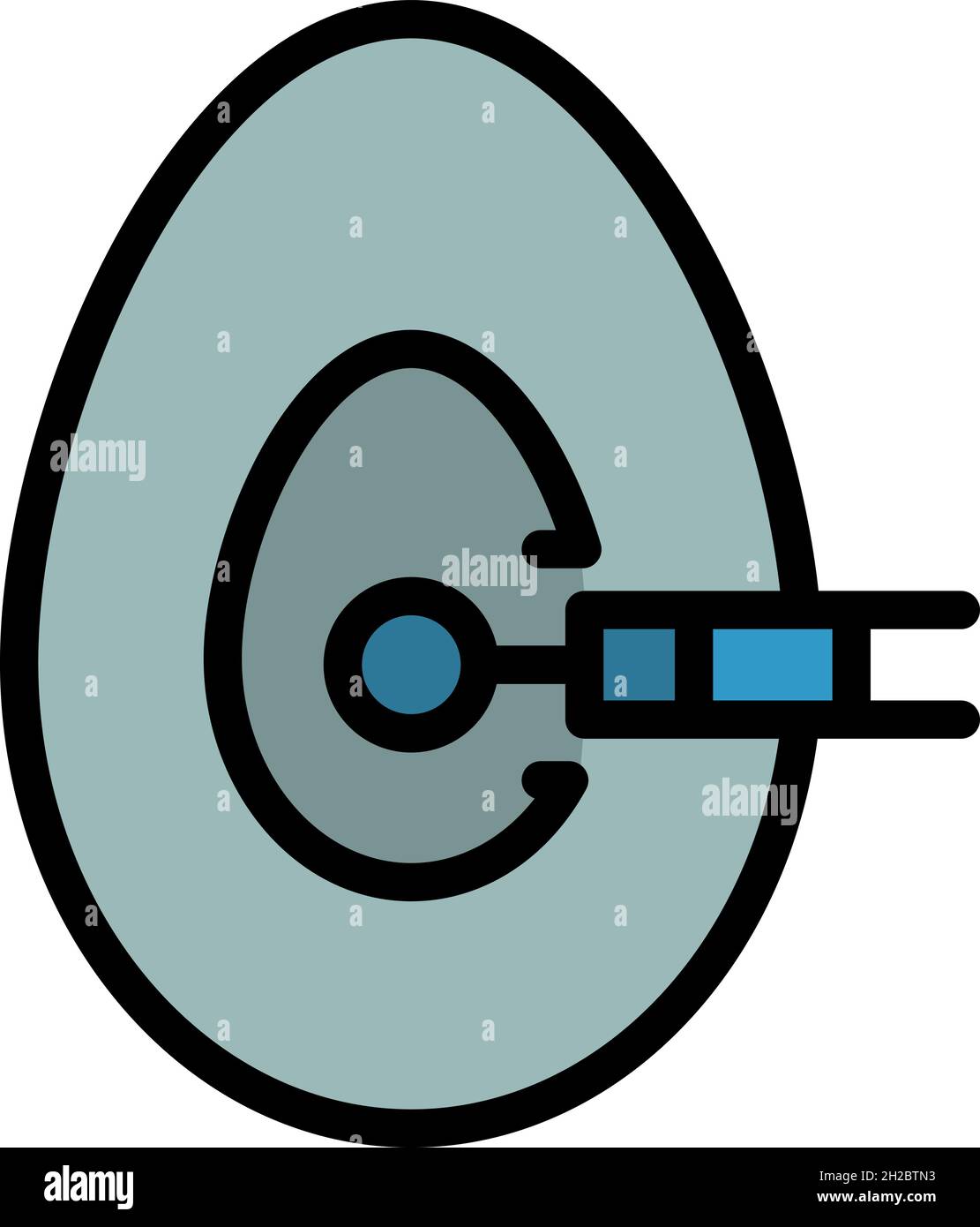Hospital anesthesia mask icon. Outline hospital anesthesia mask vector ...