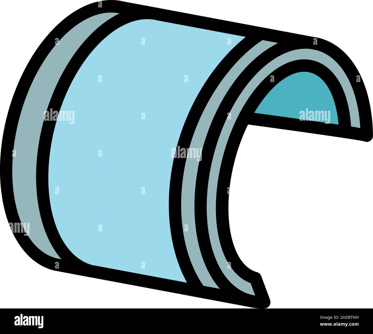 Adaptive flexible display icon. Outline adaptive flexible display ...