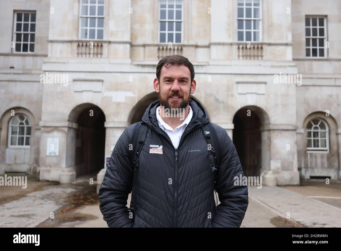 Ben Gallagher, who is part of a team undertaking the the Grenadier Walk ...