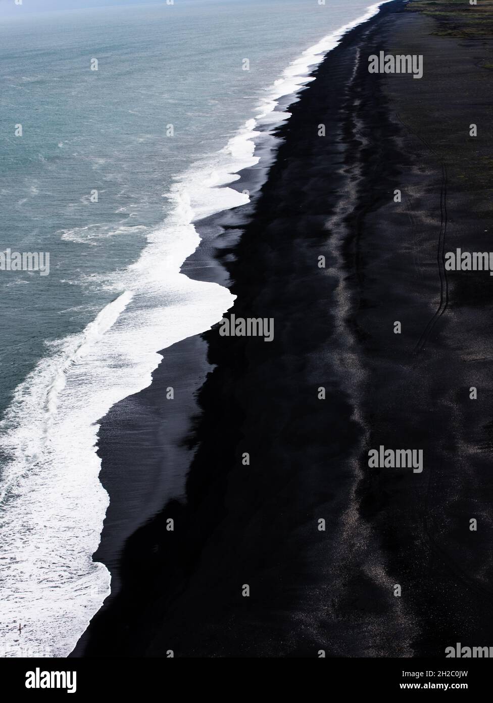 Kirkjufjara black sand beach hi-res stock photography and images - Alamy