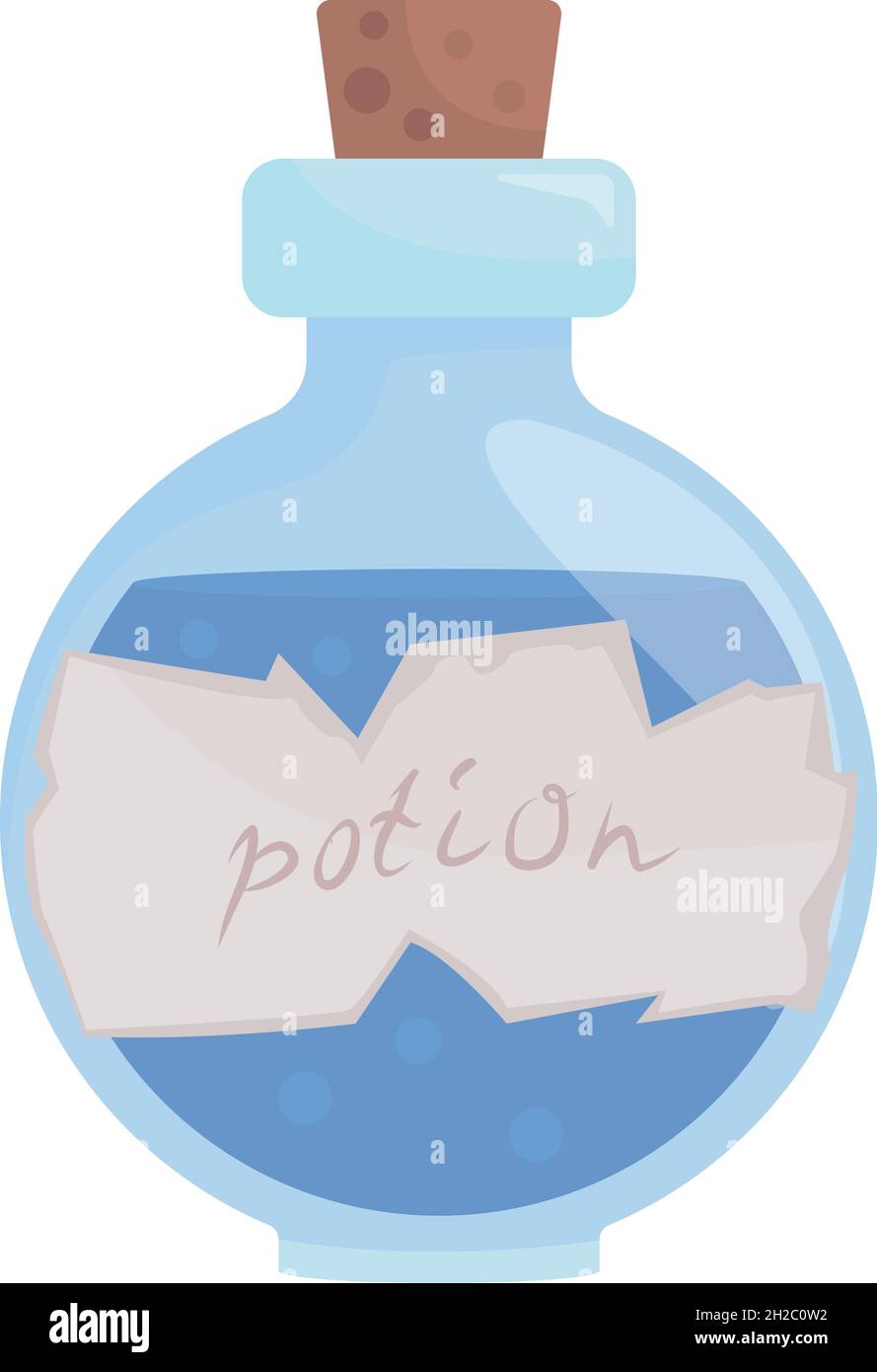 Blue potion Stock Vector Images - Alamy