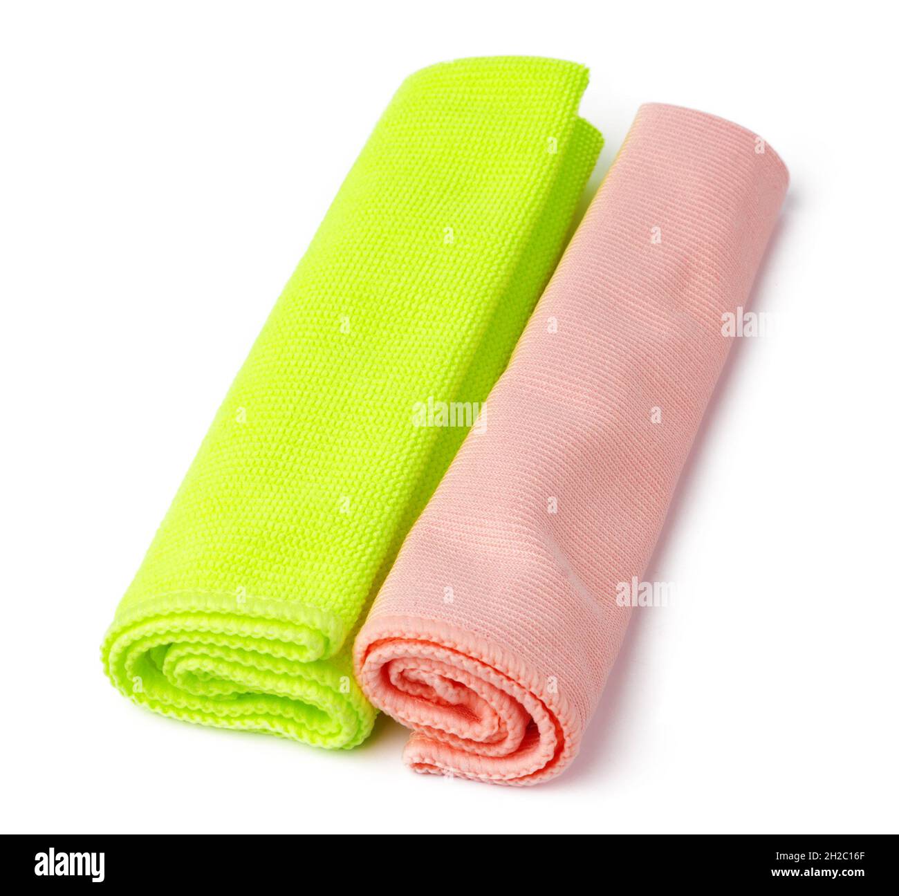 Cleaning household wipes isolated on white background Stock Photo - Alamy