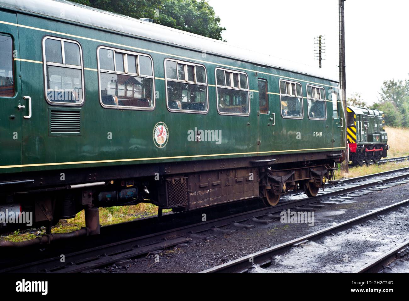DMU Unit at Loughbrough, Great Central Railway, Leicestershire, England ...
