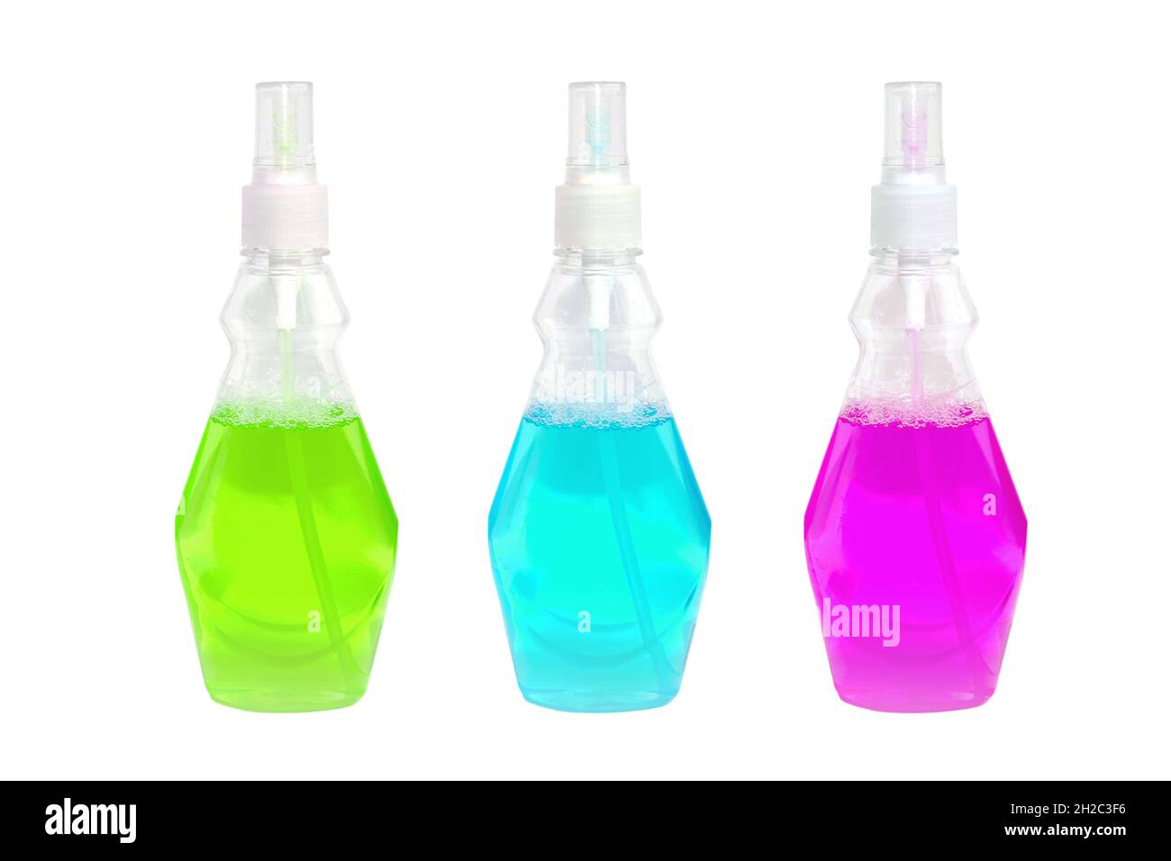 Plastic bottle for liquid products isolated on white background Stock ...