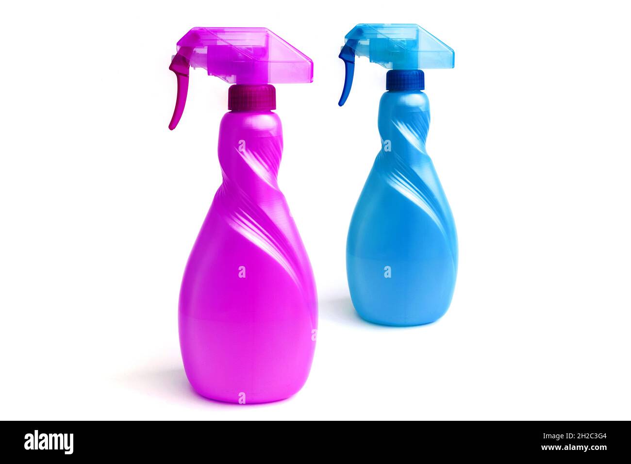 Plastic bottle for liquid products isolated on white background Stock ...