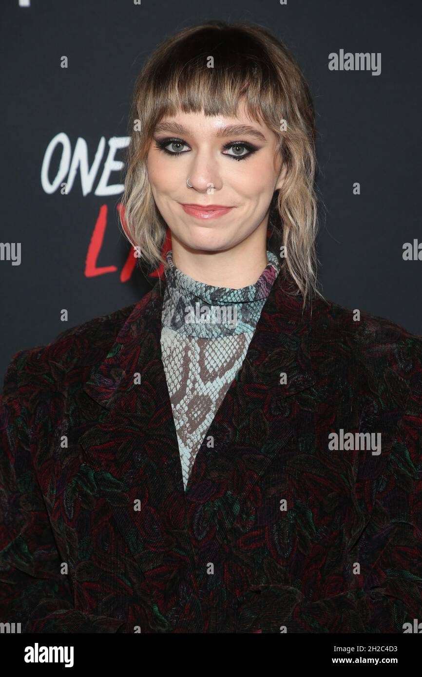 Santa Monica, Ca. 20th Oct, 2021. Jessica McLeod, at Peacock's One Of ...