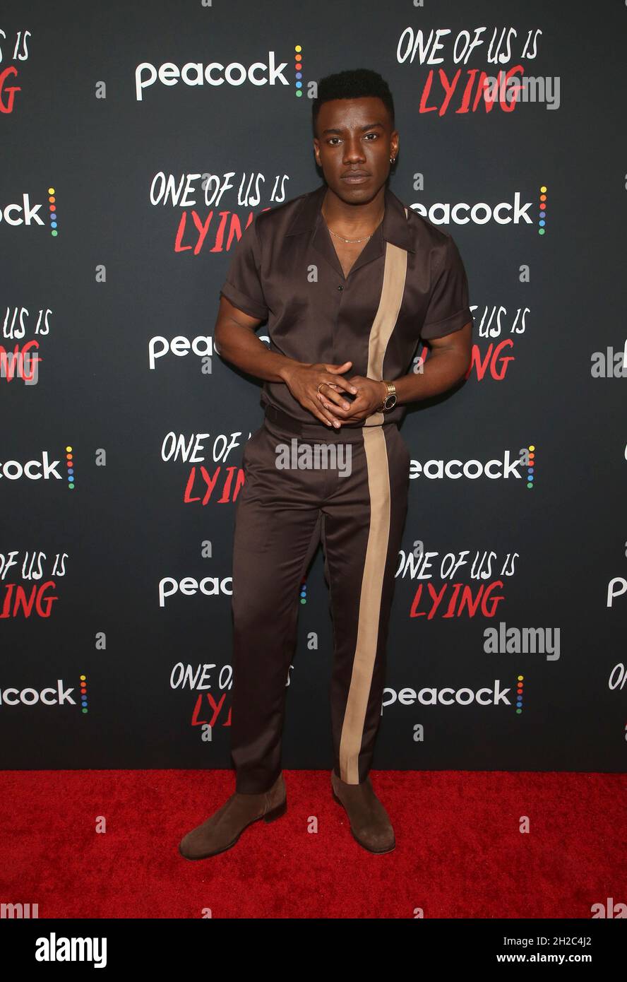 Santa Monica, Ca. 20th Oct, 2021. Chibuikem Uche, at Peacock's One Of ...