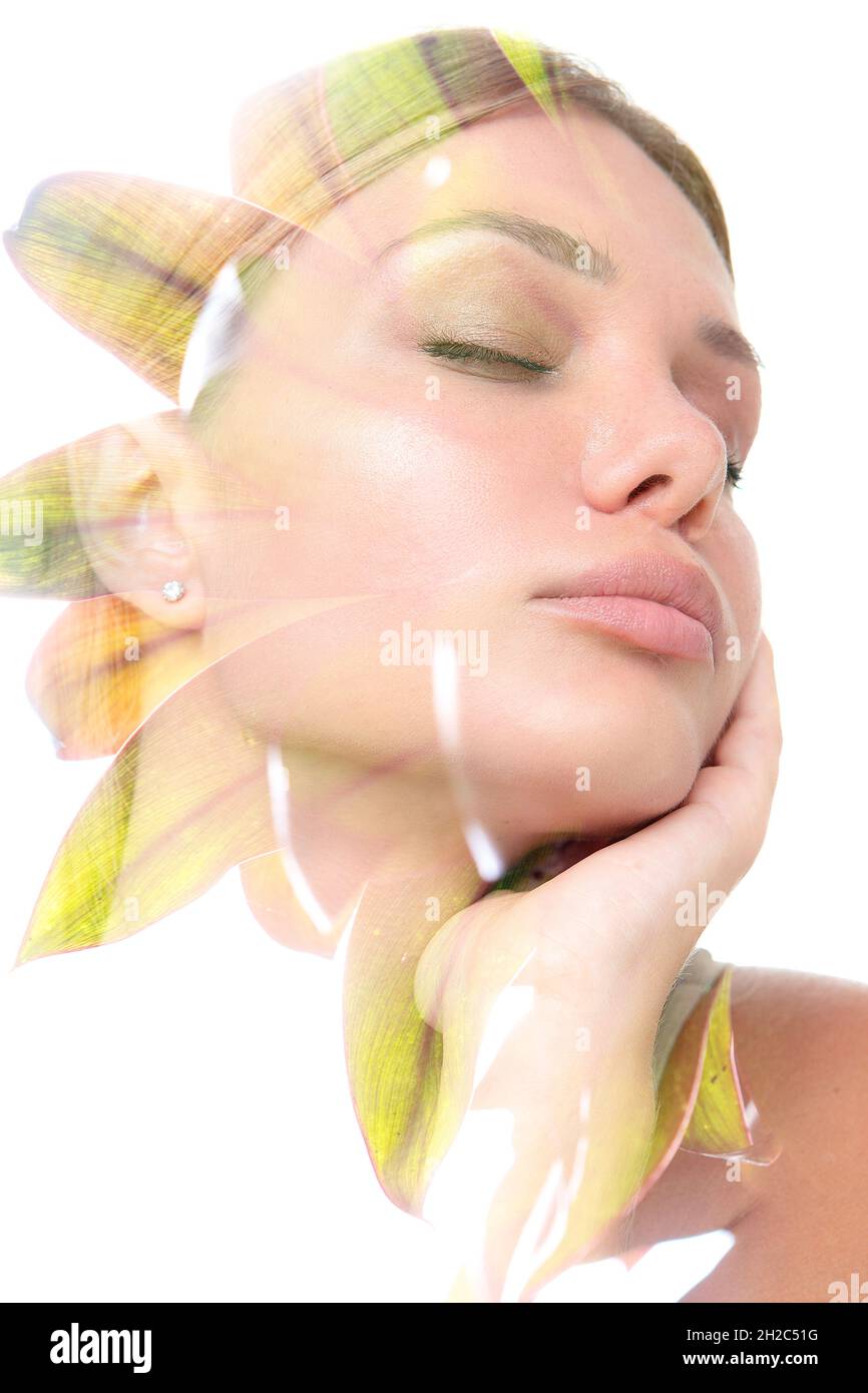 Beautiful double exposure hi-res stock photography and images - Alamy