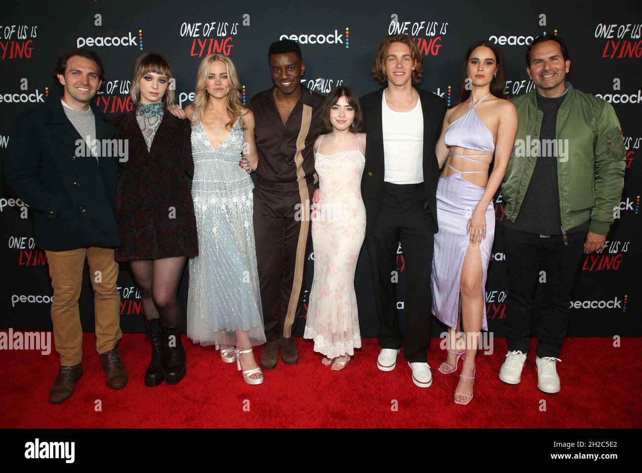 Santa Monica, Ca. 20th Oct, 2021. Annalisa Cochrane, Chibuikem Uche ...