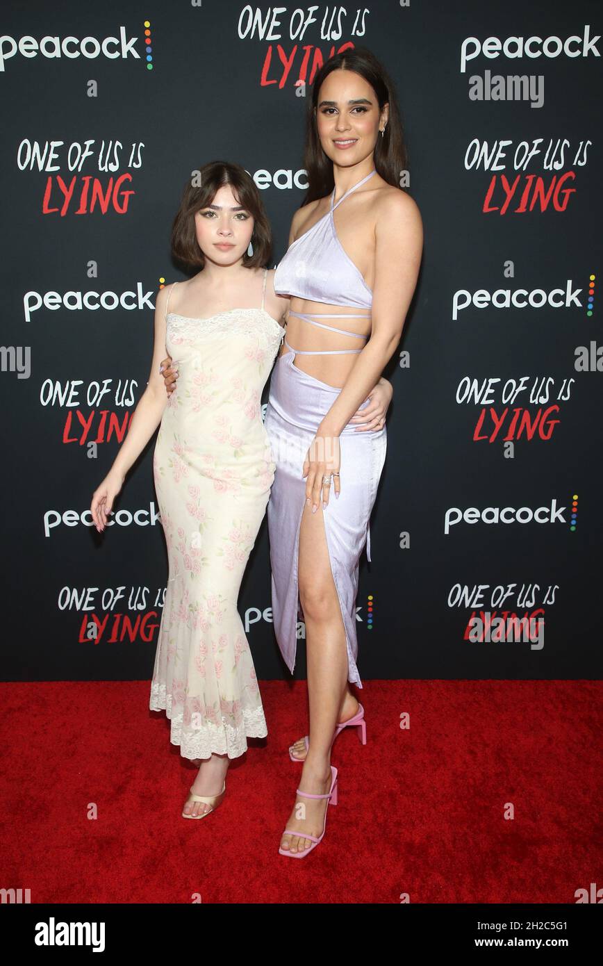 Santa Monica, Ca. 20th Oct, 2021. Marianly Tejada, Melissa Collazo, at ...