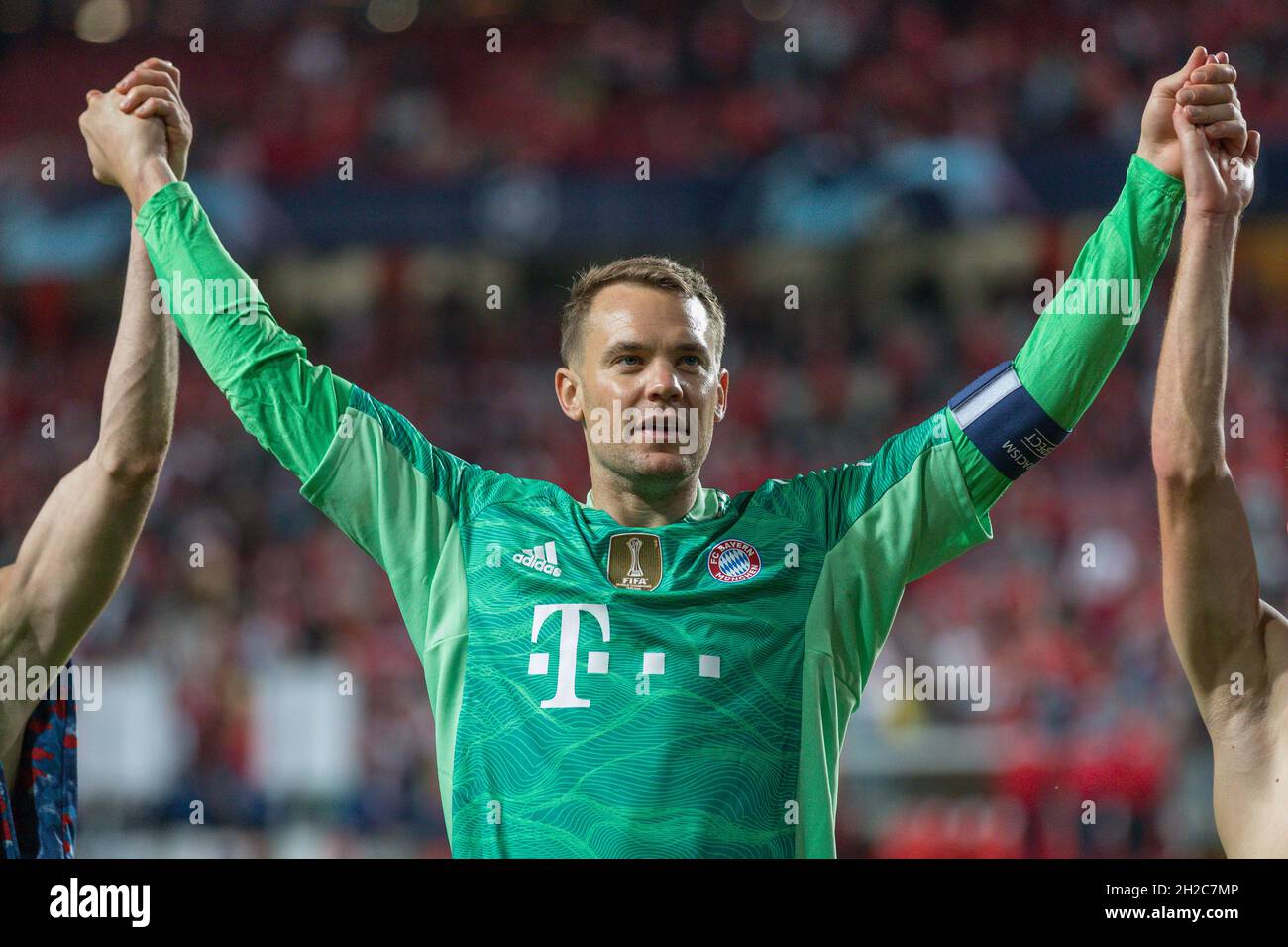 October 20, 2021. Lisbon, Portugal. Bayern Munich's goalkeeper from ...