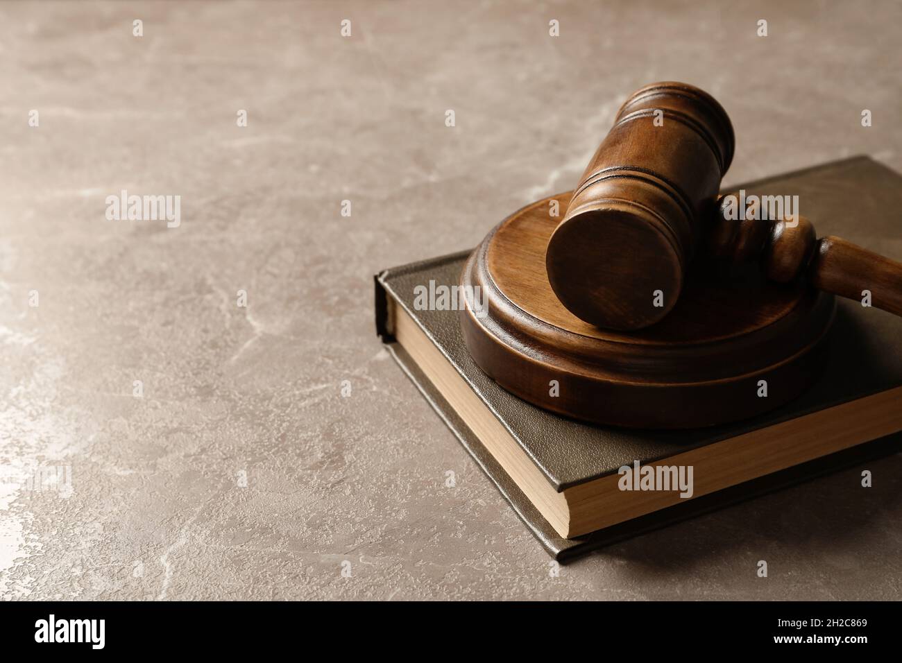 Wooden gavel and book on table. Law concept Stock Photo - Alamy
