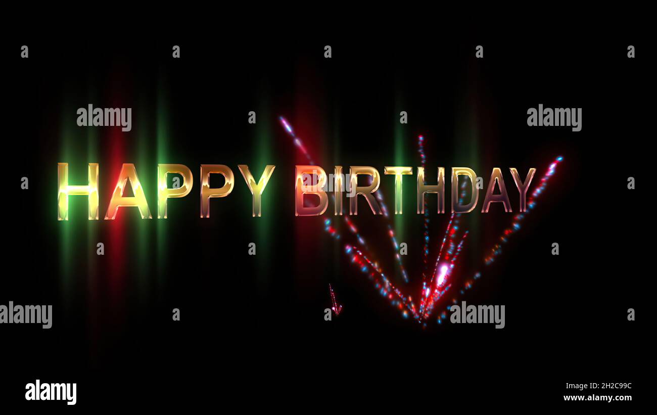 Birthday video animation hi-res stock photography and images - Alamy