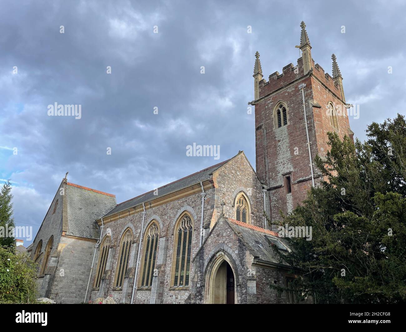 Sandstone church in the name of St.Gregory the Great Stock Photo - Alamy