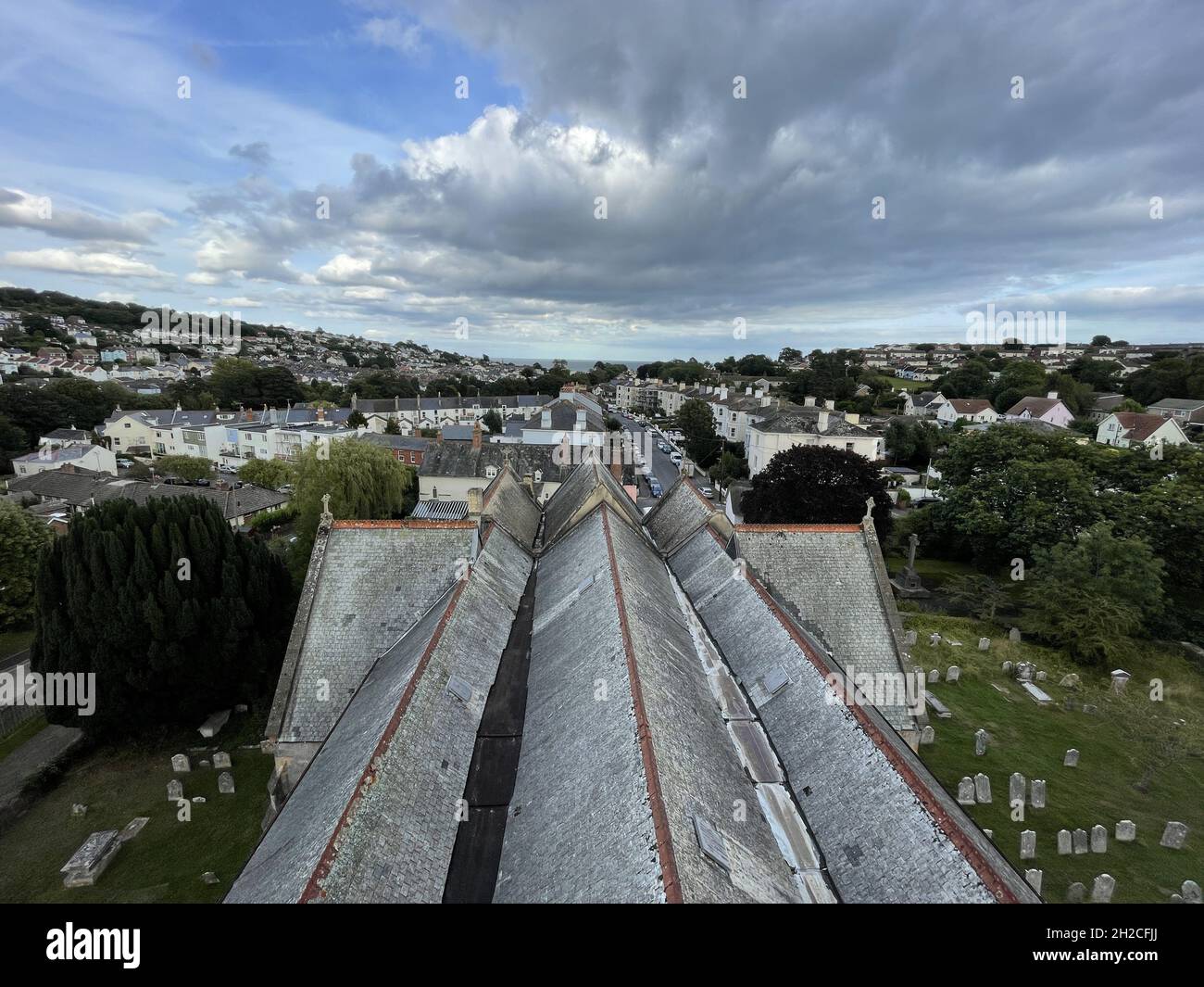 Aerial shot of a cemetery hi-res stock photography and images - Alamy