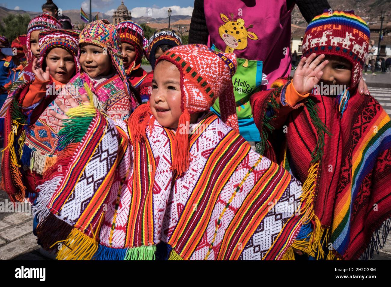 Peru, Cusco, children Stock Photo - Alamy