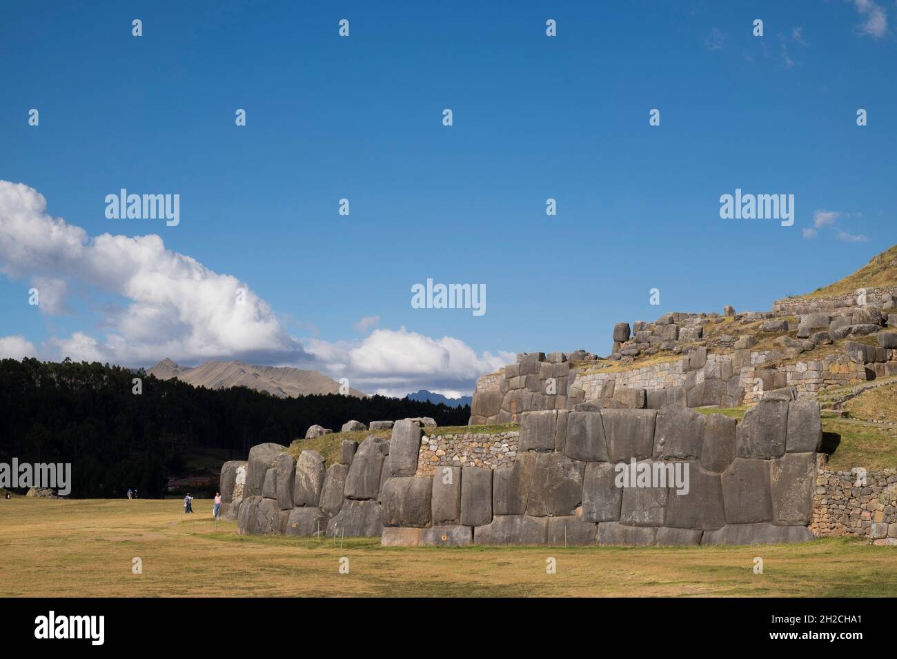 Peru, Cusco, Saqsaywaman archaeological complex Stock Photo - Alamy