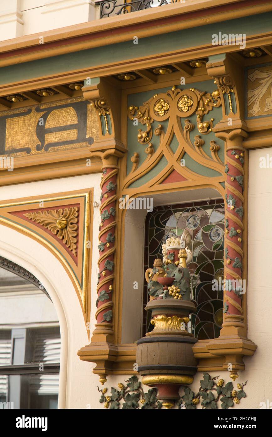 Switzerland, Vaud, Lausanne, brasserie, sign Stock Photo - Alamy