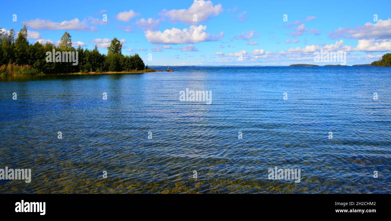 Swedish lake Vattern during the daytime Stock Photo - Alamy