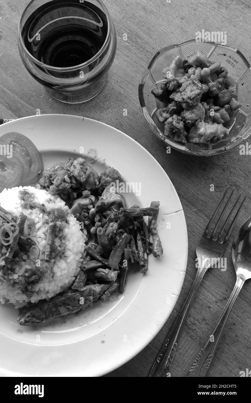 Tea meat Black and White Stock Photos & Images - Alamy