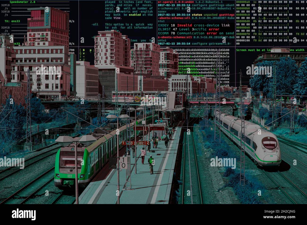 Symbolic image cyber attack, computer crime, cybercrime, computer ...