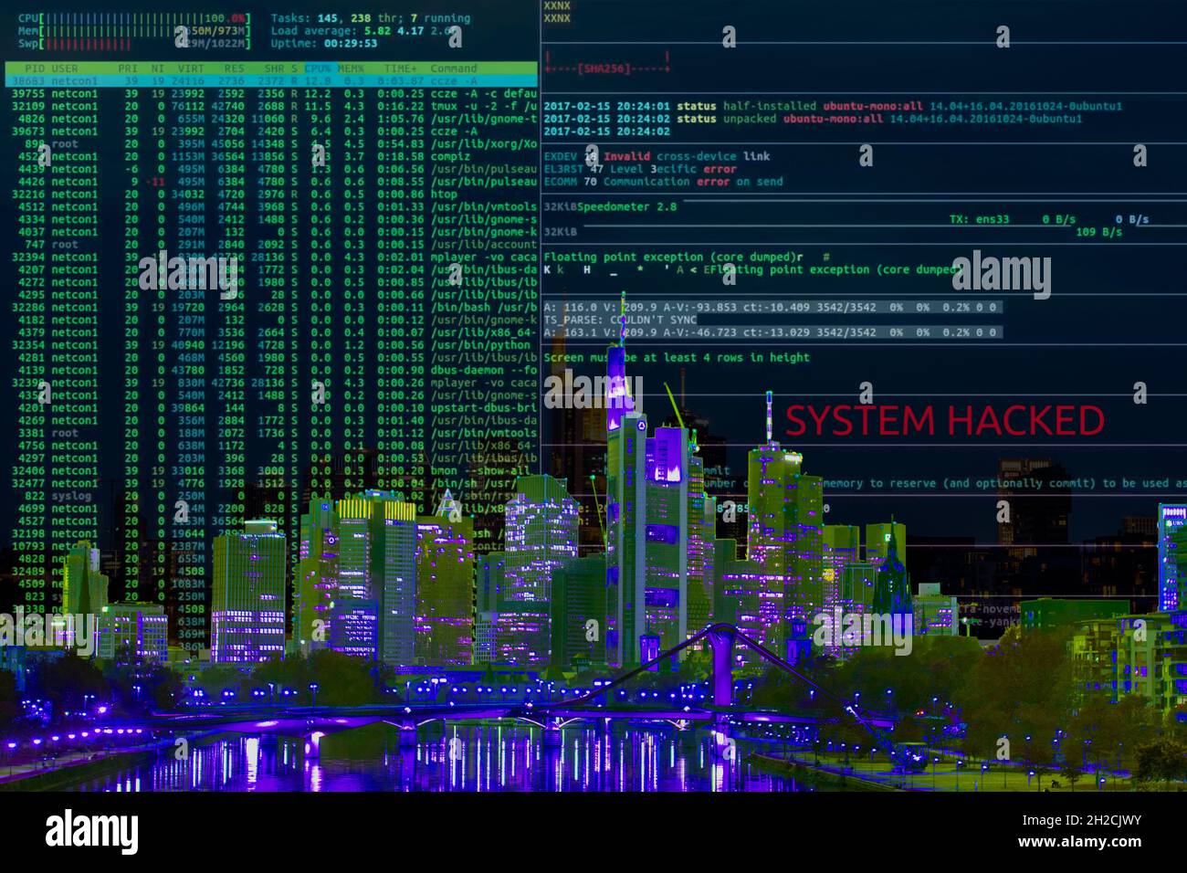 Symbolic image Cybe attack, computer crime, cybercrime, computer ...