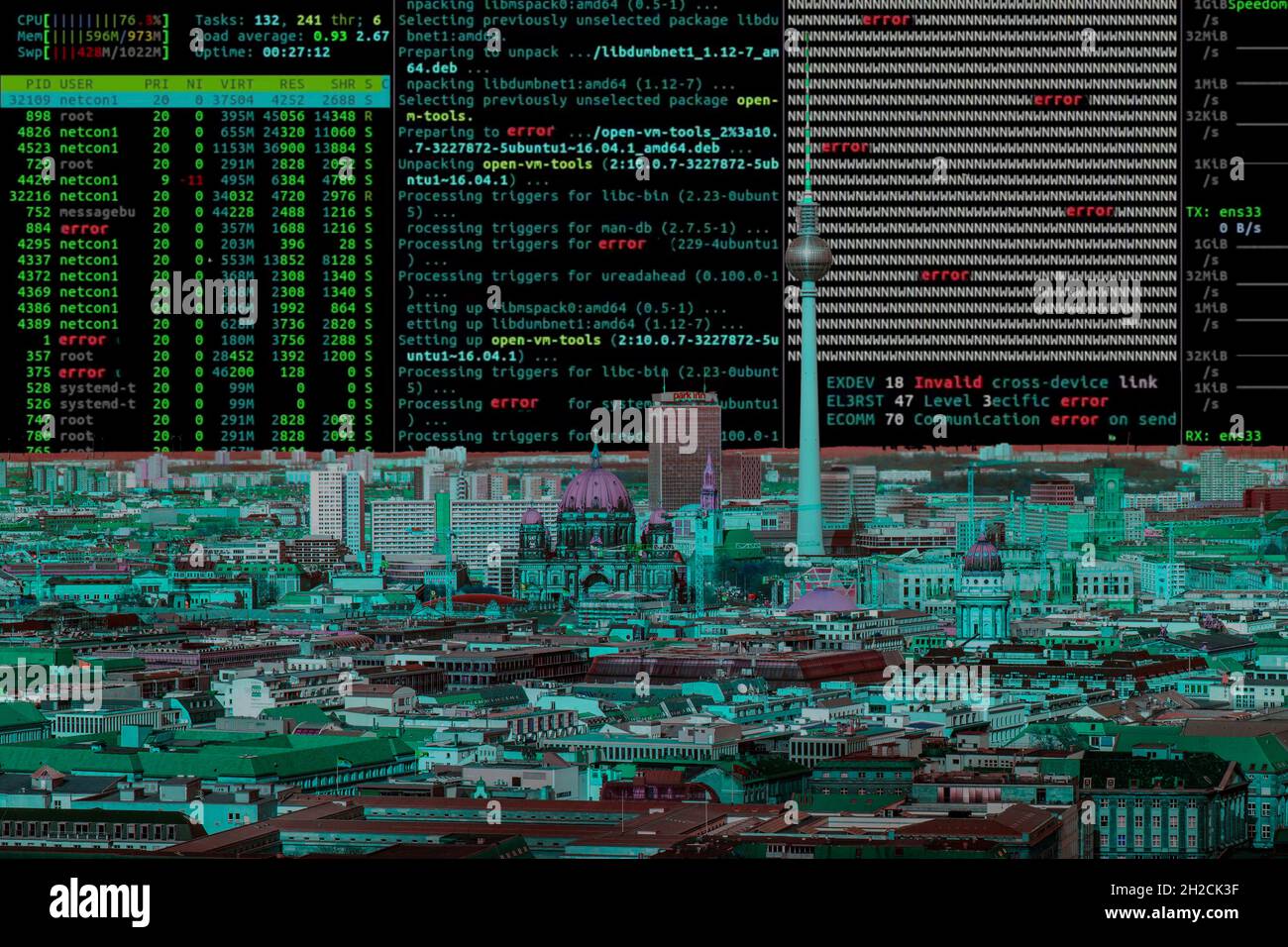 Symbolic image Cybe attack, computer crime, cybercrime, computer ...