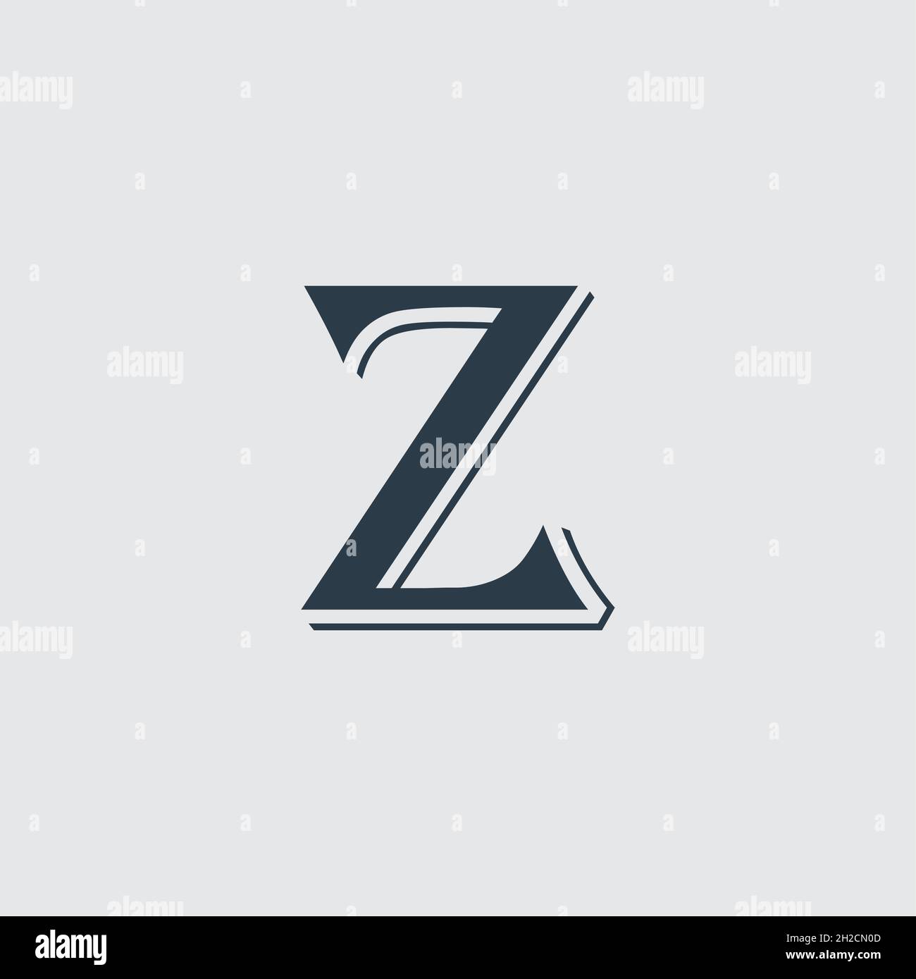 Creative Innovative Initial Z logo. Z Letter Minimal luxury Monogram ...