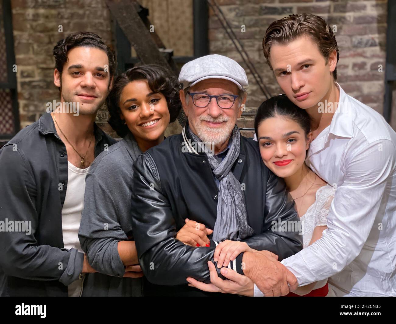STEVEN SPIELBERG, DAVID ALVAREZ, ANSEL ELGORT, RACHEL ZEGLER and ARIANA ...