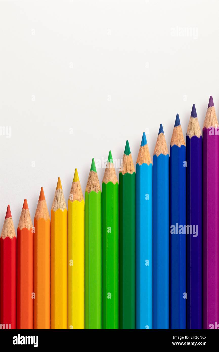 Rainbow white background hi-res stock photography and images - Alamy