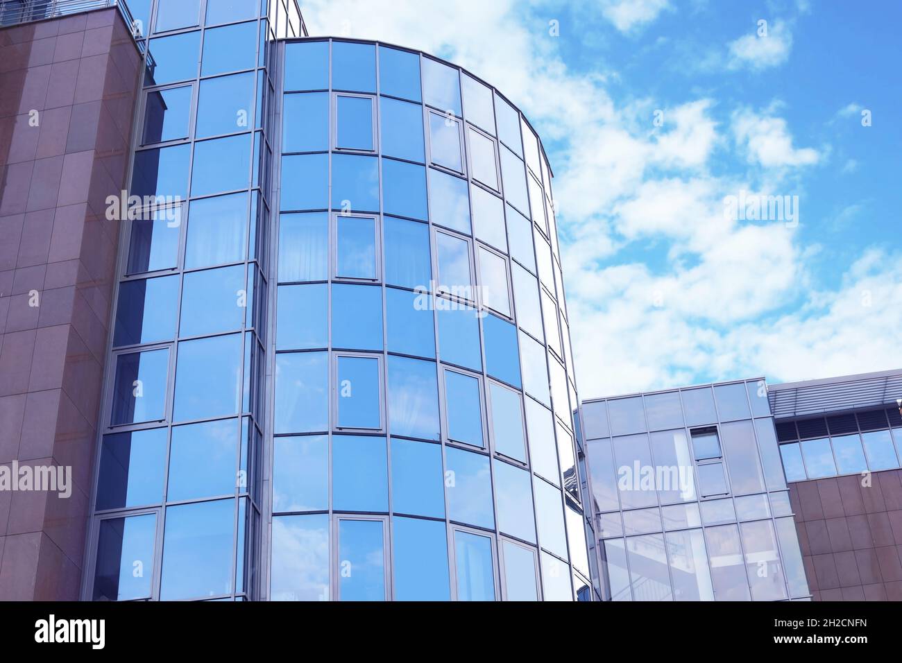 Building with tinted windows. Modern architectural design Stock Photo ...