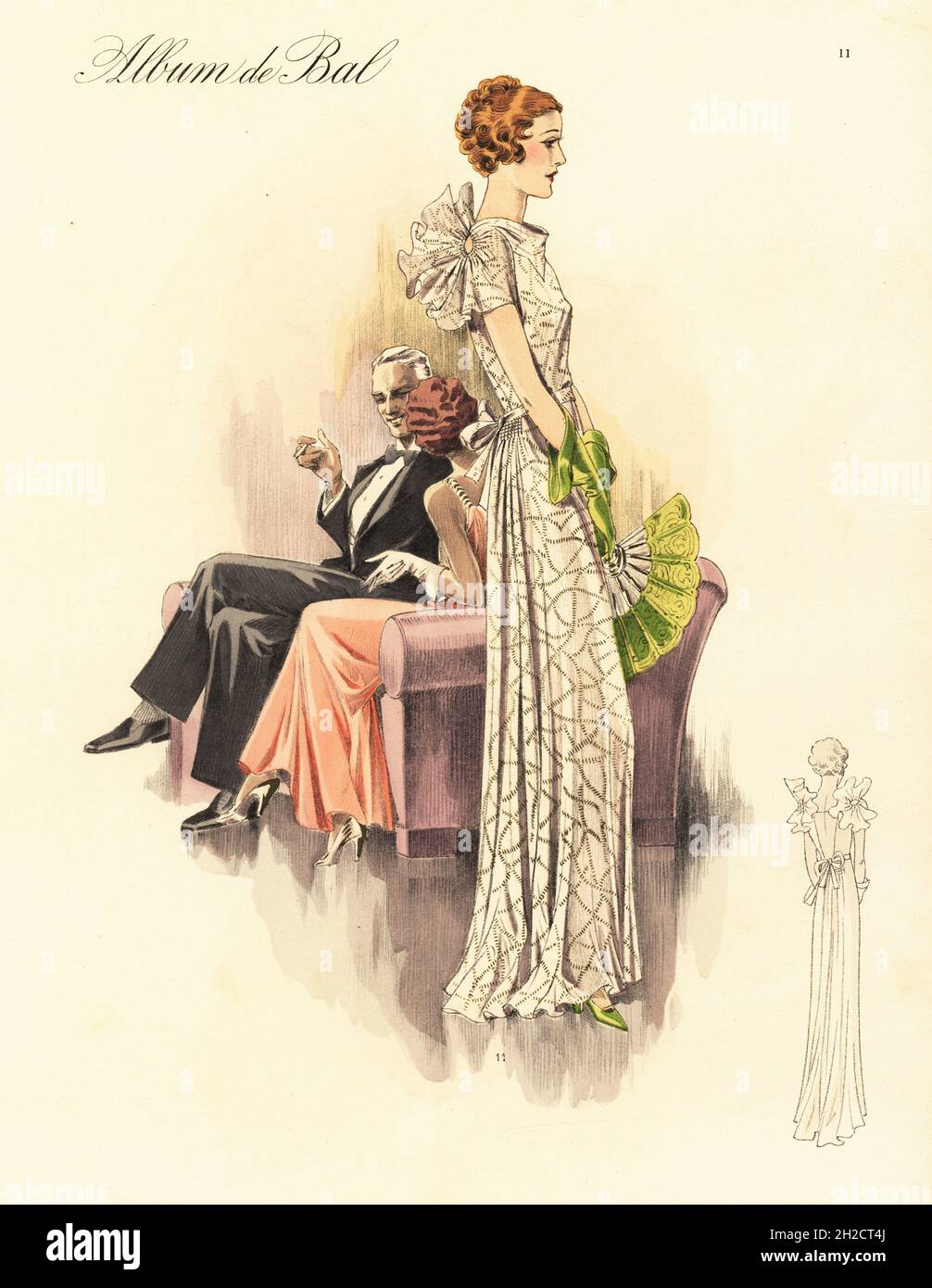 Youthful dancing frock in taffetas. Shirred wings, offstanding ...