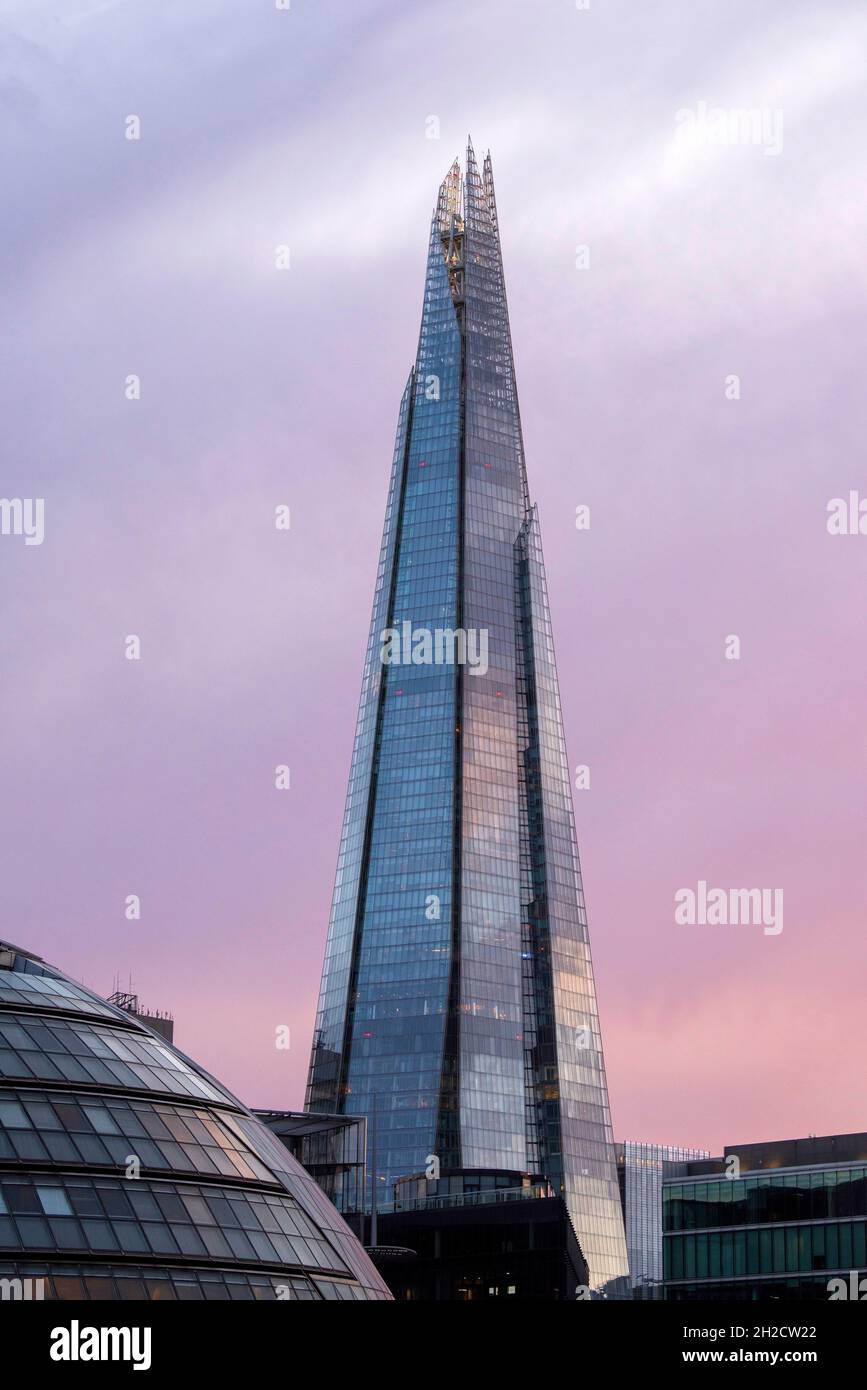 Sunset at the Shard, London England UK Stock Photo - Alamy