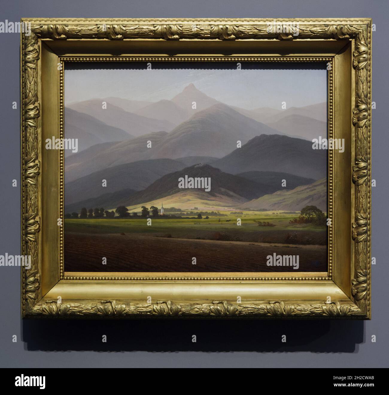 Painting 'The Giant Mountains' by German Romantic landscape painter ...