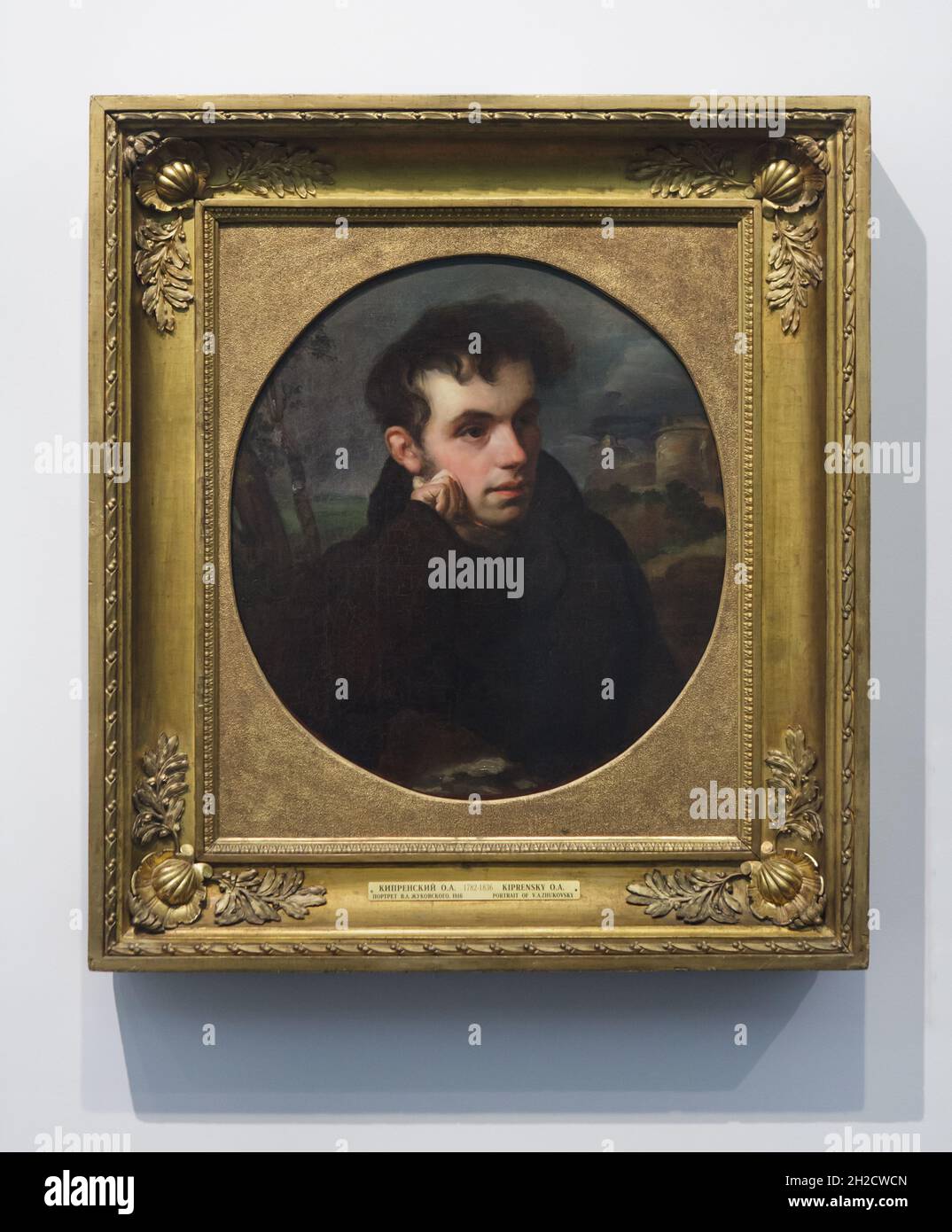 Portrait of Russian Romantic poet Vasily Zhukovsky painted by Russian ...