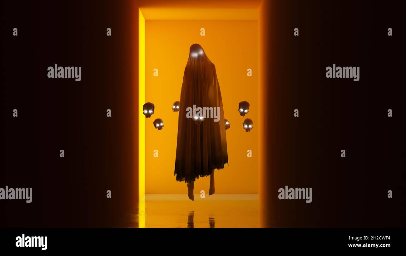 Floating female figure hi-res stock photography and images - Alamy