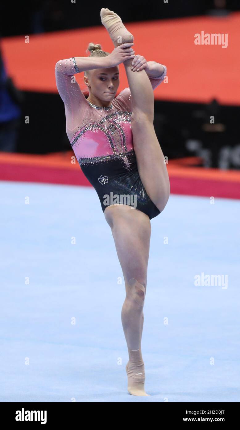 Kitakyushu, Japan. 21st Oct, 2021. Angelina Melnikova of Russia ...