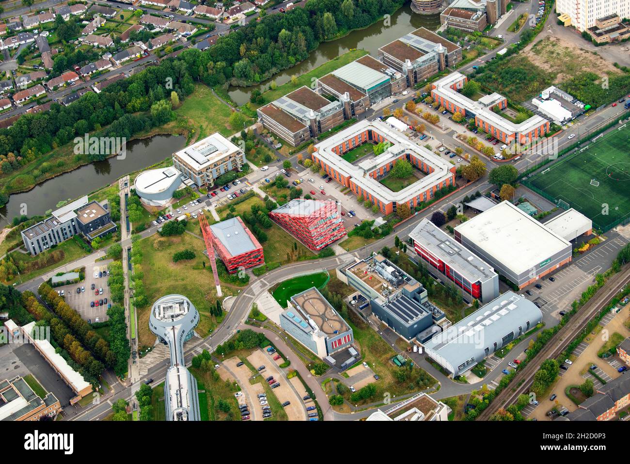 Aerial image of the Nottingham University Jubilee Campus ...