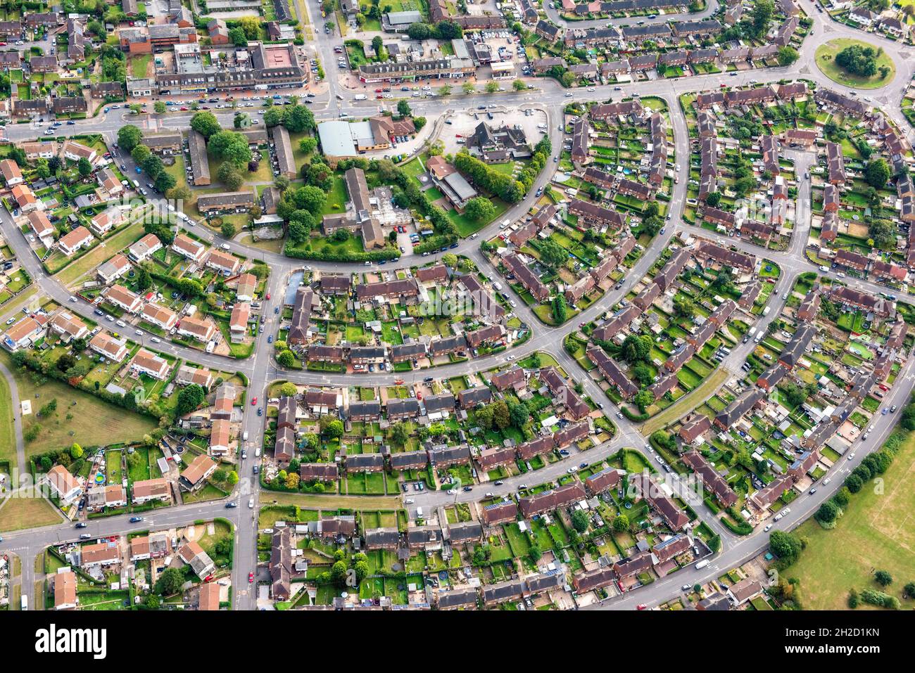 Aerial Image of Nottingham, Nottinghamshire England UK Stock Photo - Alamy