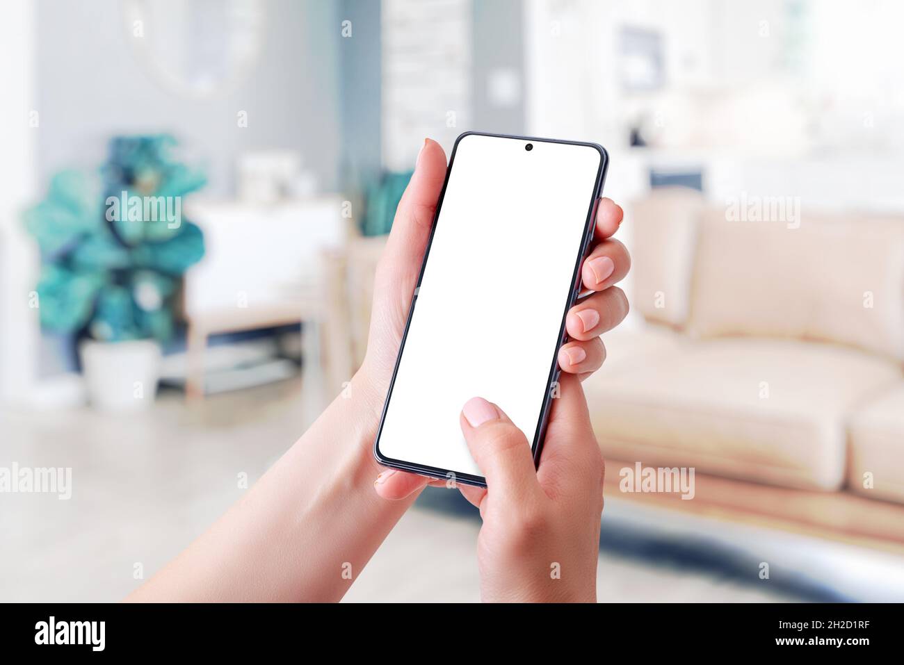 Touchscreen phone finger hi-res stock photography and images - Alamy