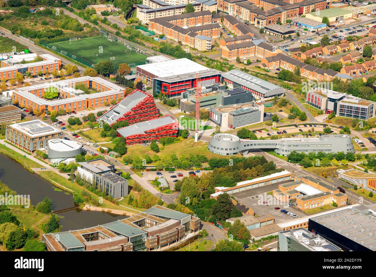 Aerial image of the Nottingham University Jubilee Campus ...