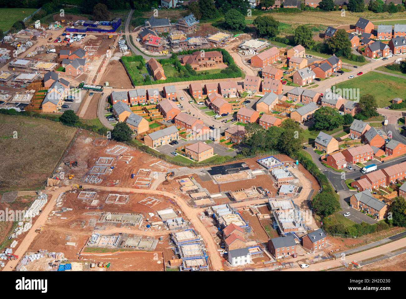 Aerial Image of Edwalton in Nottingham Nottinghamshire England UK Stock ...