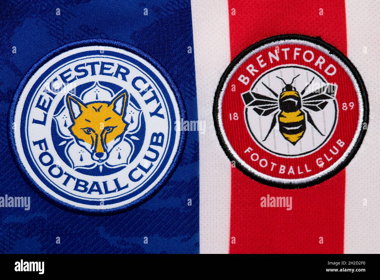 Leicester football badge hi-res stock photography and images - Alamy
